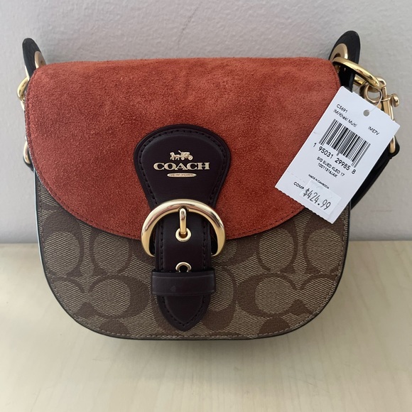 Coach | Bags | Coach Kleo 7 New With Tags Leather Suede Crossbody And ...